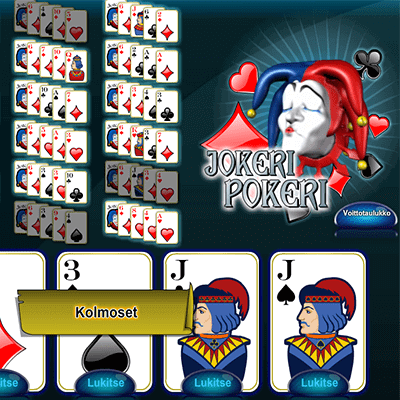 Jokeri Pokeri, Suomen suosituin videopokeri, pelaa Jokeri Pokeri ilmaiseksi